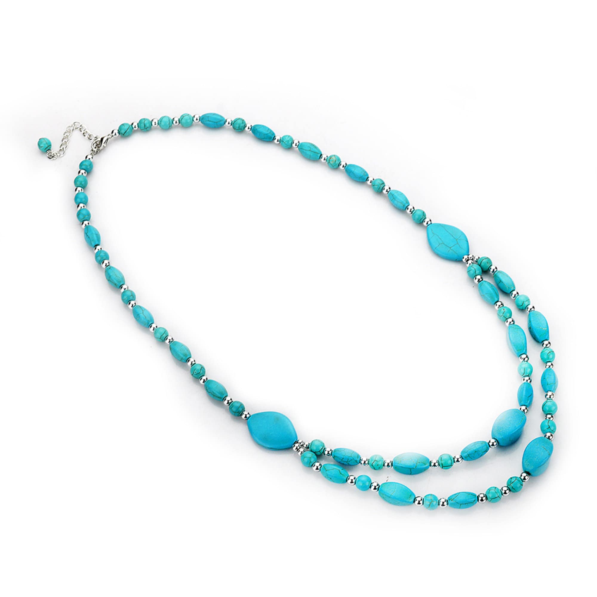 Collier bleu de pierre de haute qualité bijoux turquoise | Etsy