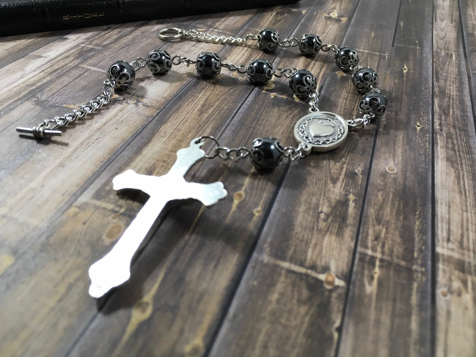 Mens Auto Rosary Hematite Rosary Car Rosary Christmas Gift - Etsy