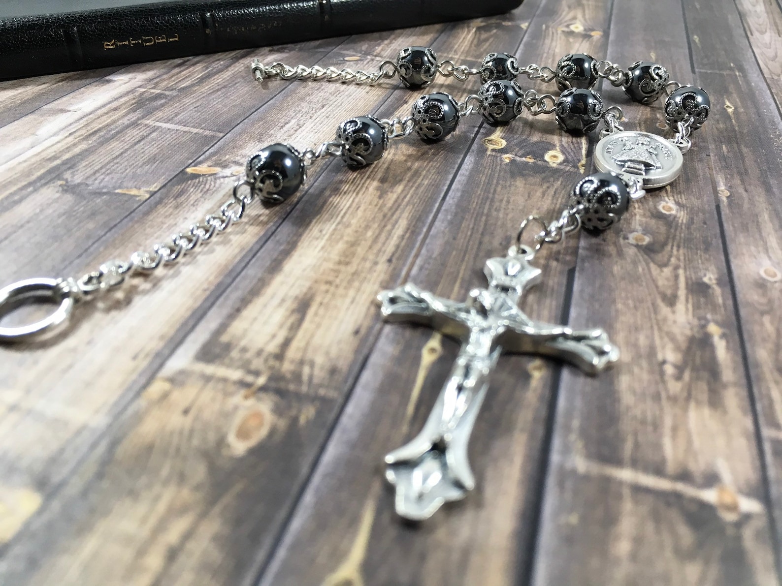 Mens Auto Rosary Hematite Rosary Car Rosary Christmas Gift - Etsy