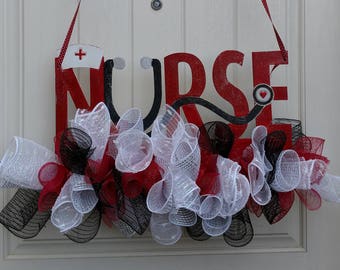 Nurse wreath | Etsy