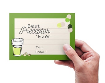 Best Preceptor Ever Card - Etsy