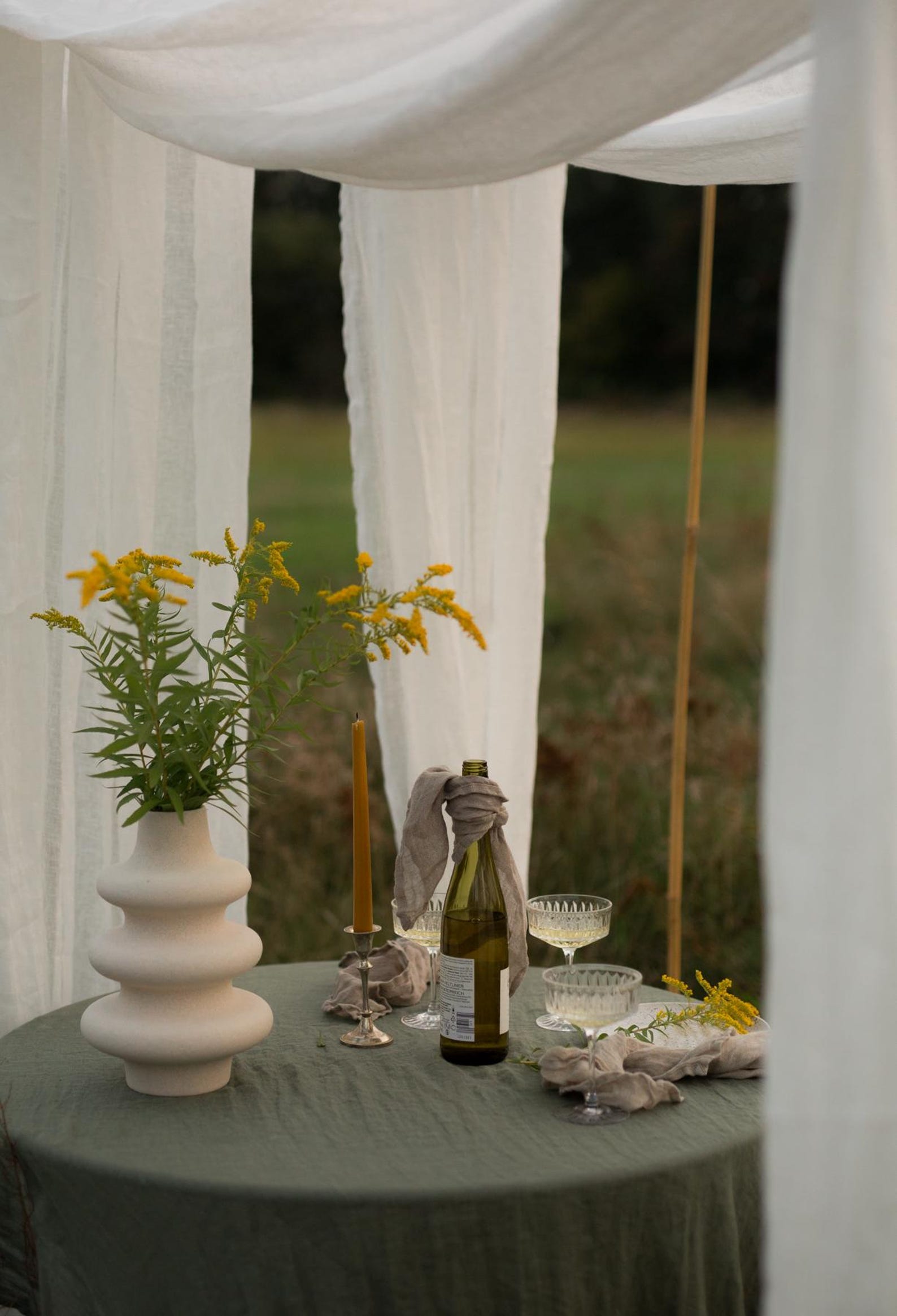 Linen Canopy Scarf for a Luxurious Bedroom Retreat, Romantic ...
