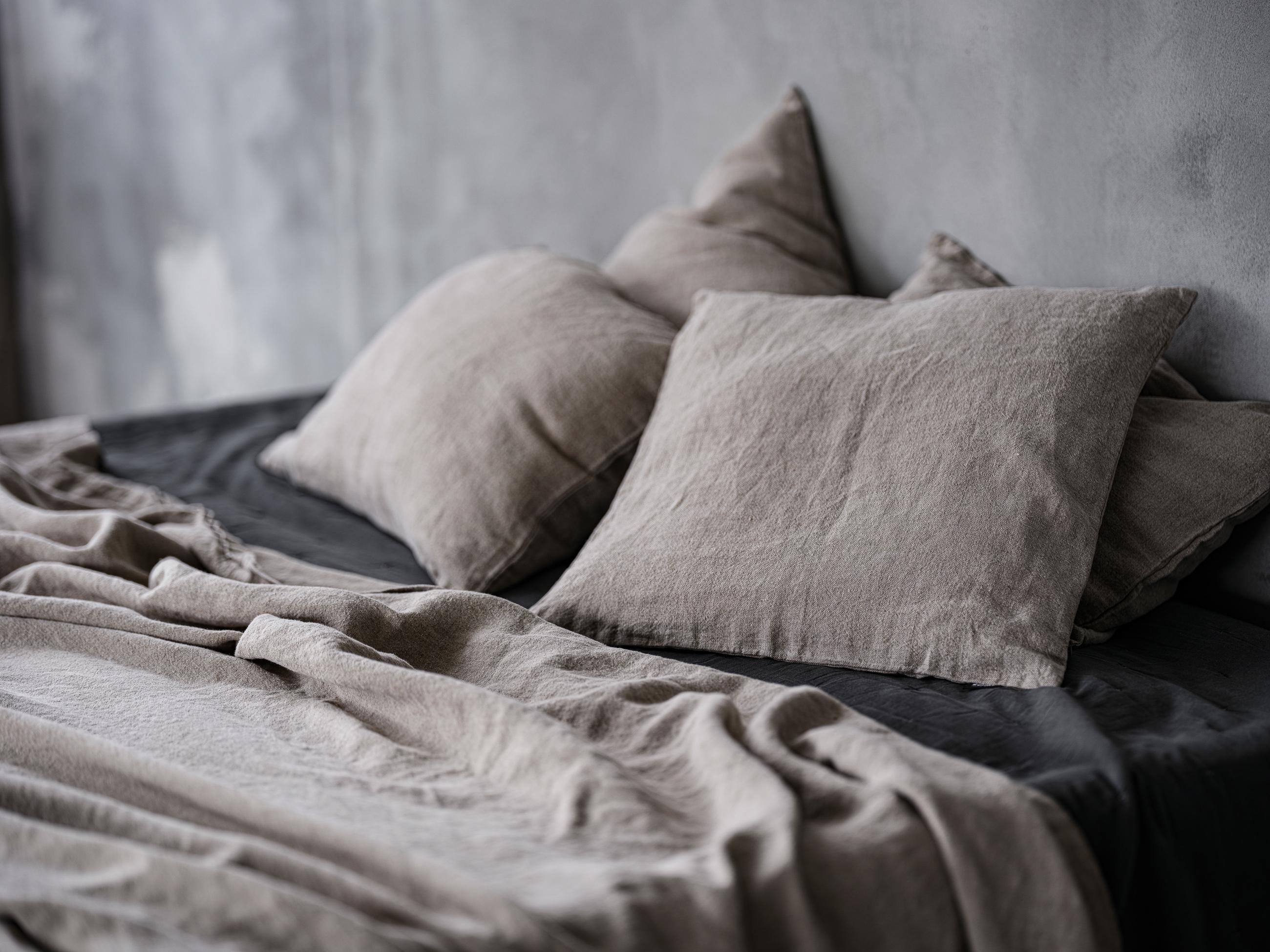 Raw Vintage Heavy Linen Coverlet, Bed Cover, Quilt, Decorative Bed ...