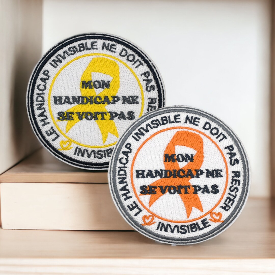 Invisible Disability Ribbon Embroidered Patch, Awareness Ribbon, 10 ...