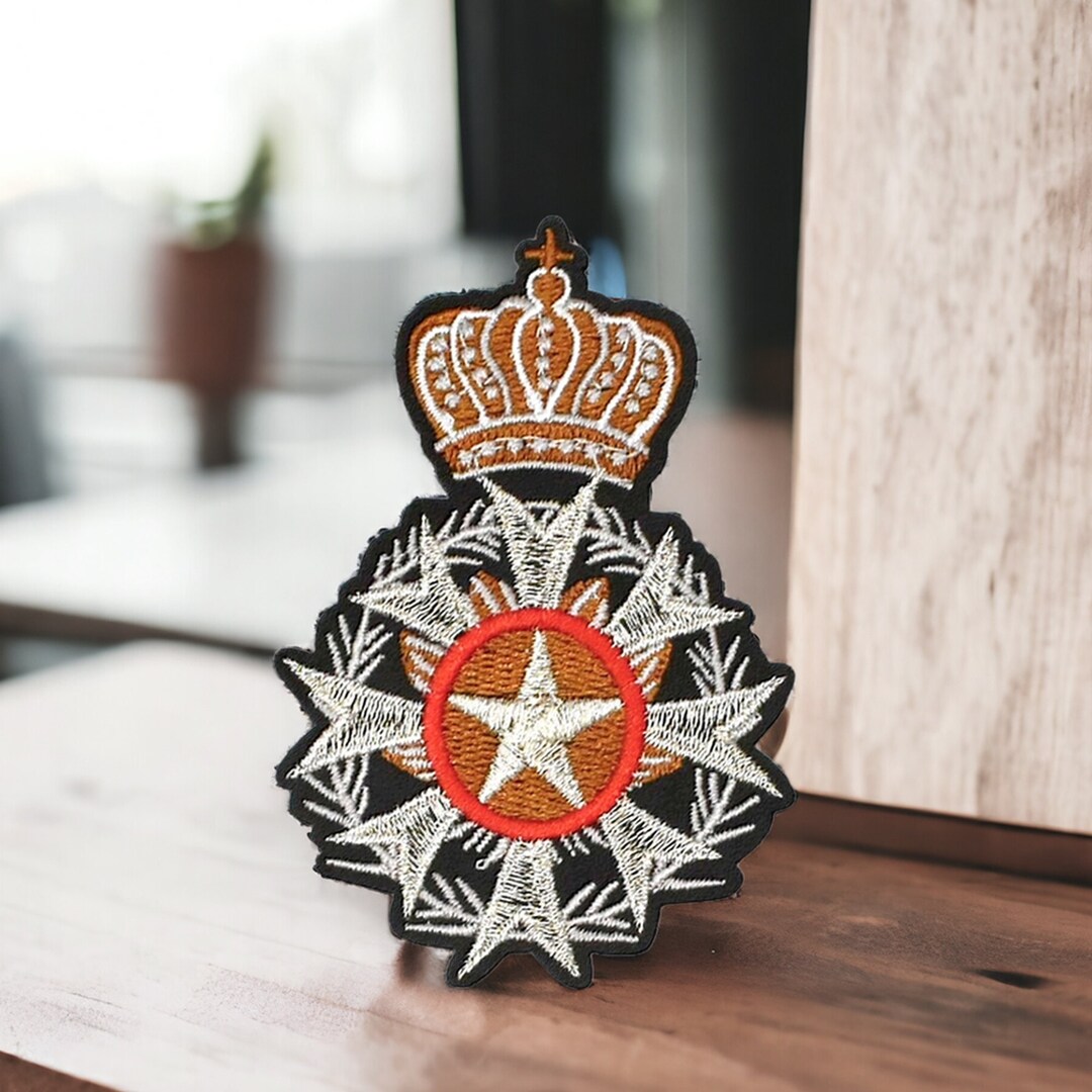 Embroidered Coat of Arms Patch, Coat of Arms Badge, Cross Coat of Arms ...