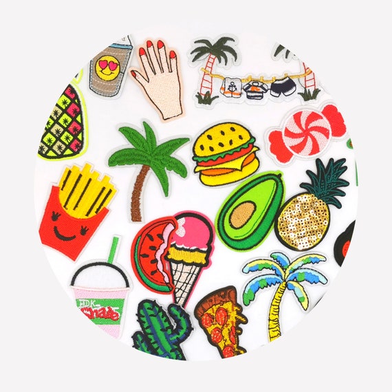 Clothing & Wearables Paper, Party & Kids fruits patch,strawberry,watermelon,lemon,cherry ...