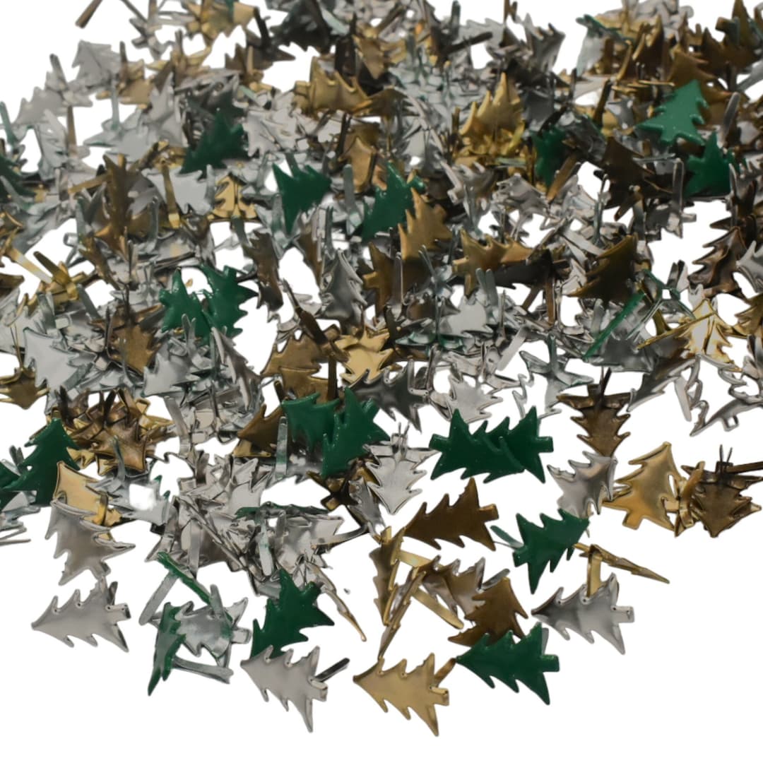 50 Christmas Tree Brads, Brads for Scrapbooking, Card Making, 15 Mm - Etsy
