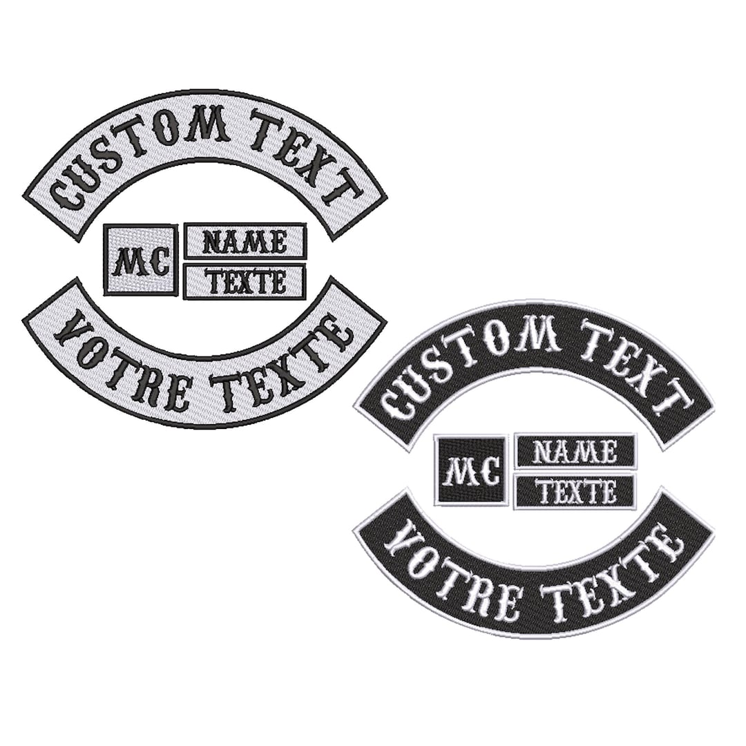 Custom Motorcycle Jacket Patches, Biker Vest Back Patch, Motorcycle ...