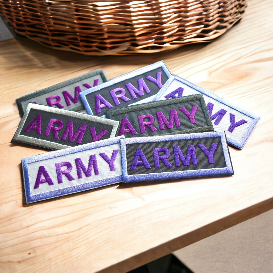 Bts Army Embroidered Patch, ARMY Fan Club, Iron-on Patch for Hat ...