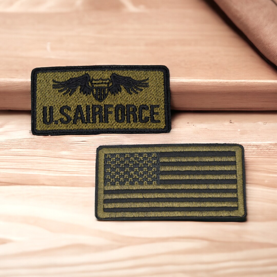 US Air Force Military Patches, USA Flag, Army Embroidered Badges ...
