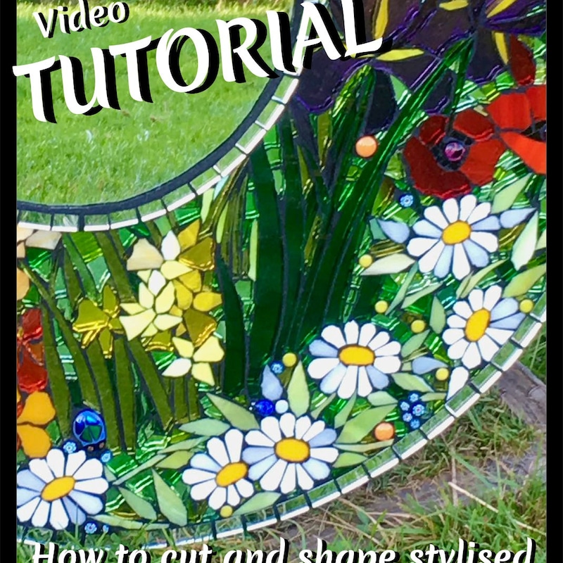 Mosaic Flower - Etsy