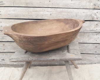 Wooden Bread Bowl - Etsy