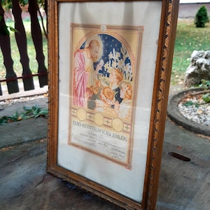 1950s Vintage "first Holy Communion" Religious Picture Featuring Jesus ...