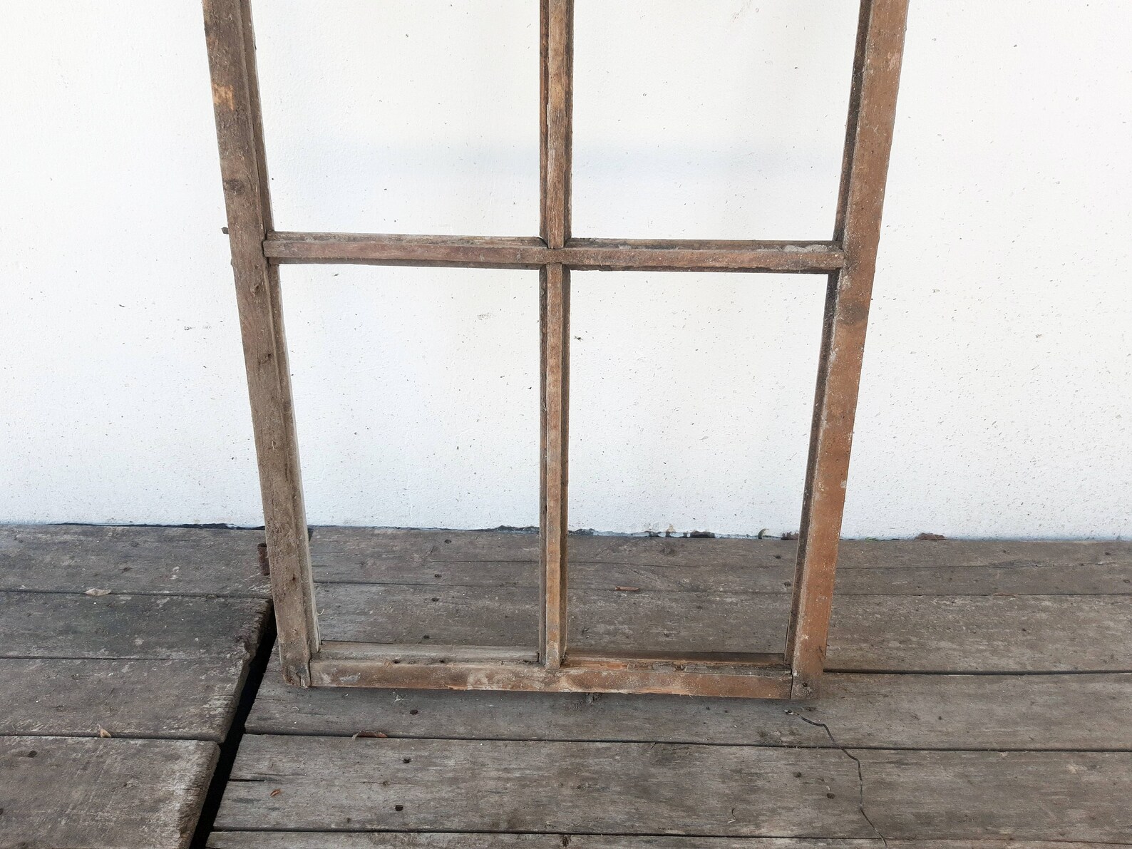 Antique Farmhouse Brown Window Frame Wooden Frames Wall Decor - Etsy
