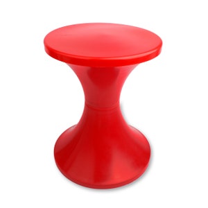 Vintage French Stool Stamp, Chair, 1970's Plastic, Decor Retro, Pop ...