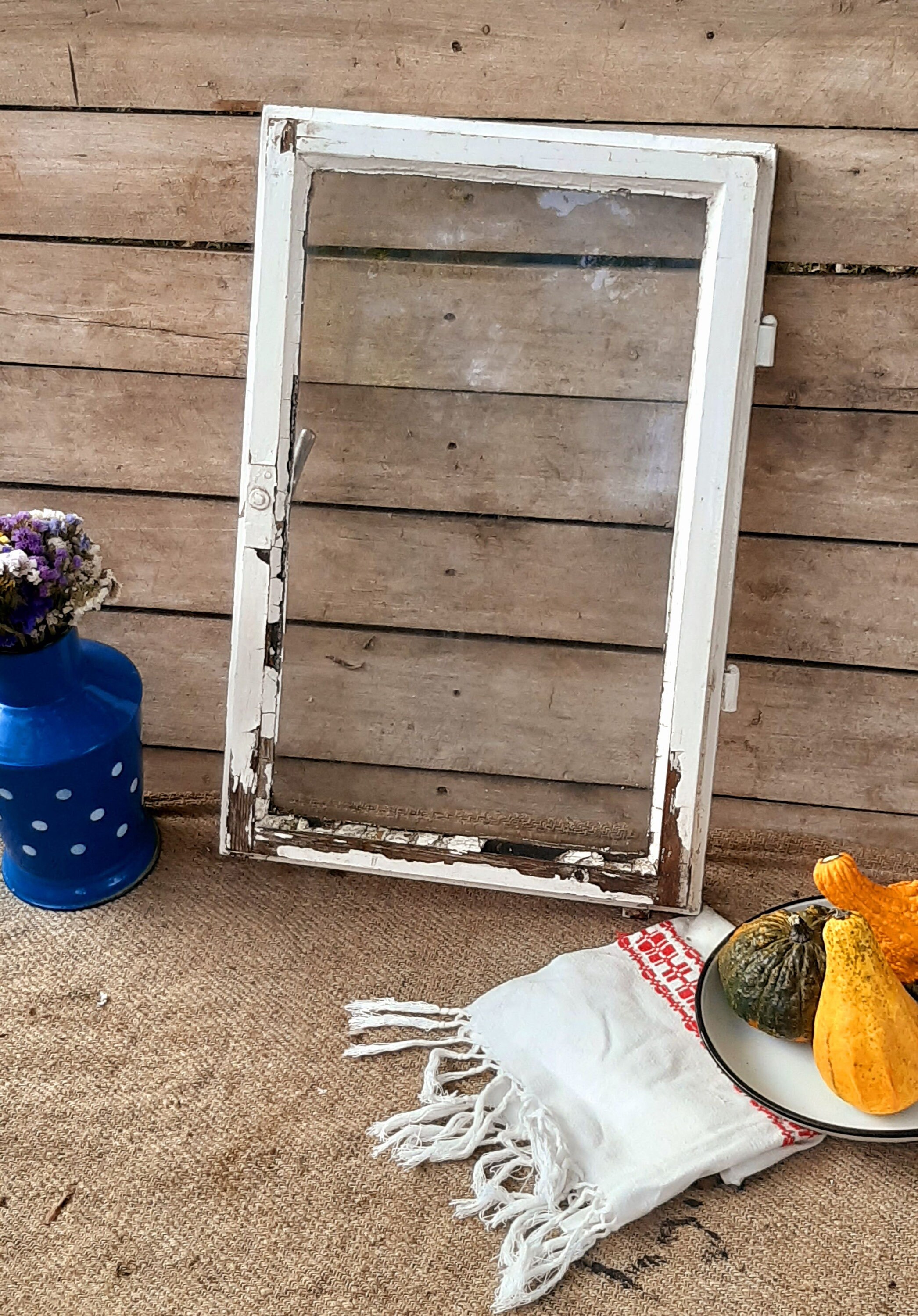 Primitive Old Farmhouse Window Frame Wooden Frame 1950's - Etsy