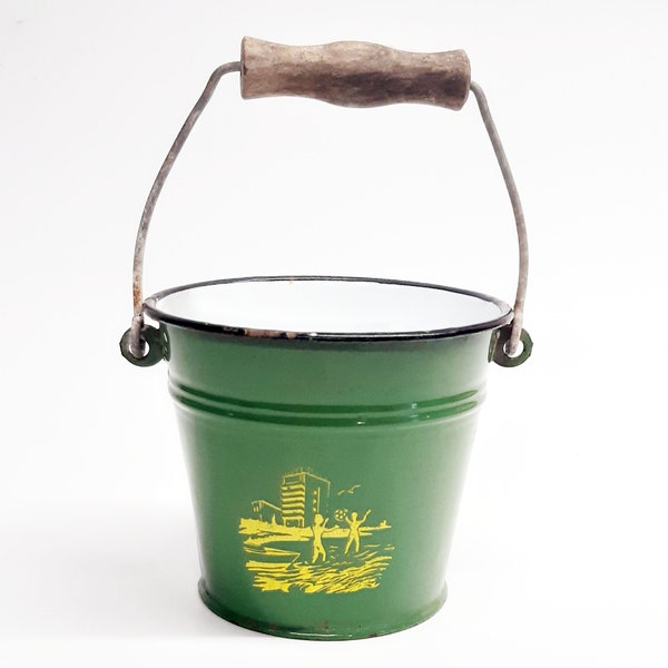 Enamel Bucket - Etsy