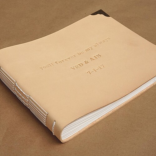 Personalized Leather Scrapbook Custom Memory Book Unique - Etsy