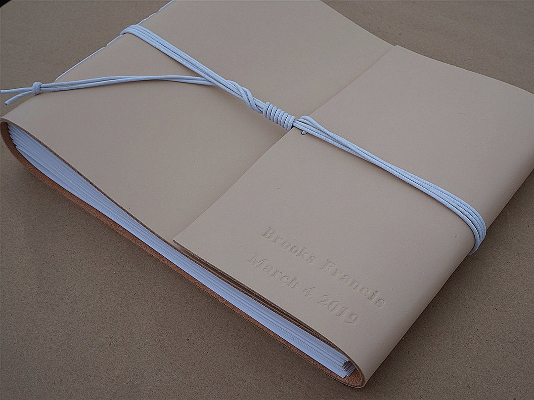 Leather Photo Memory Book. Collection Album. Handmade Photo Album ...