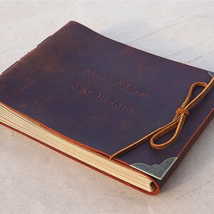 Handmade wedding photo album custom wedding guest book photo | Etsy