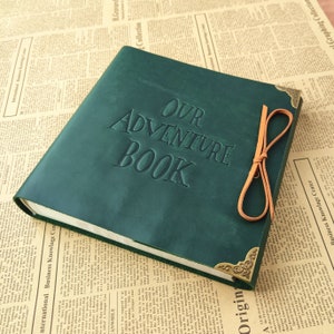Our Adventure Book Photo Album Scrapbook, Anniversary Gift for Couple ...
