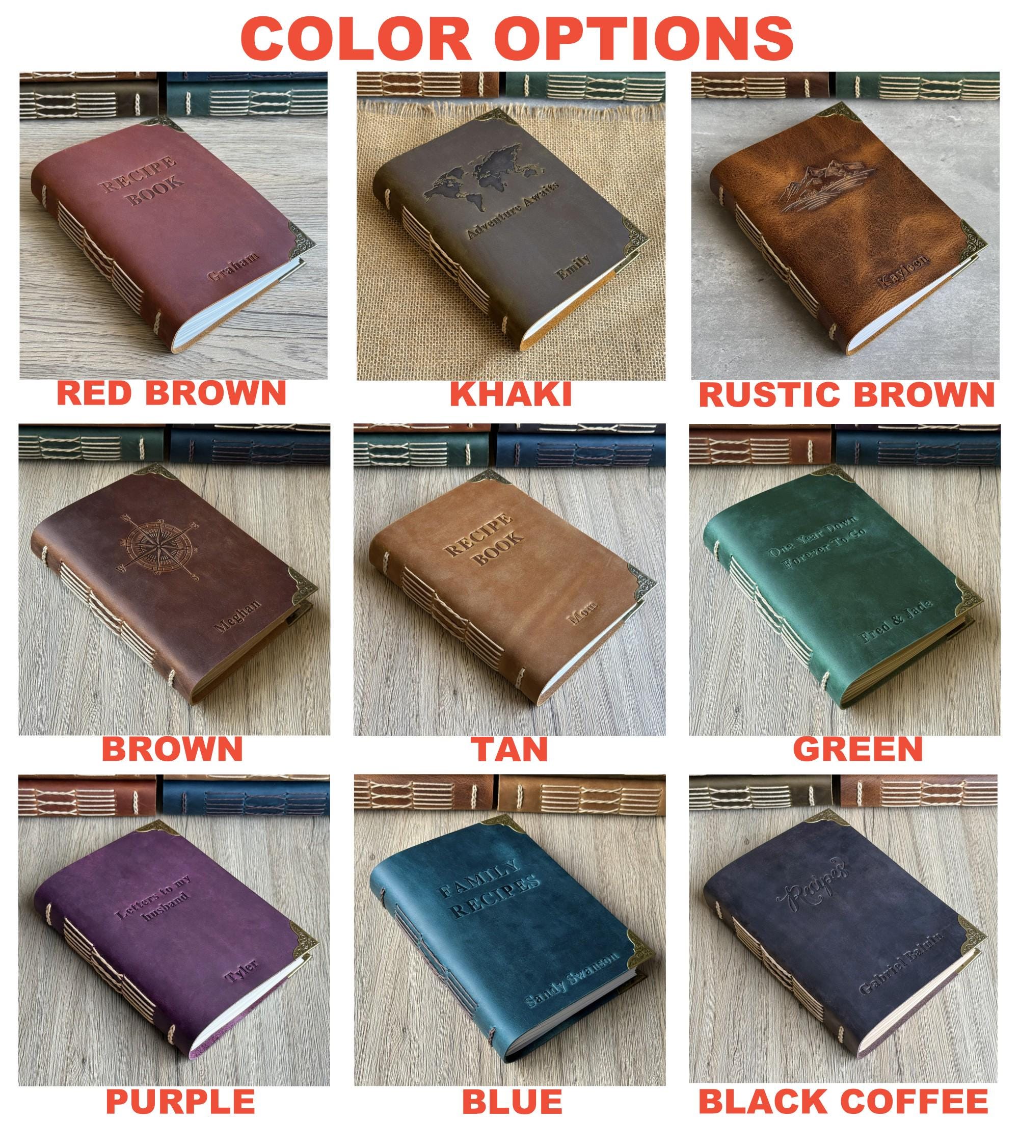 Personalized Music Journal, Custom Songwriters Notebook, Leather ...