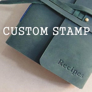 Personalized Leather Journal, Vintage Style Notebook, Custom Bound ...