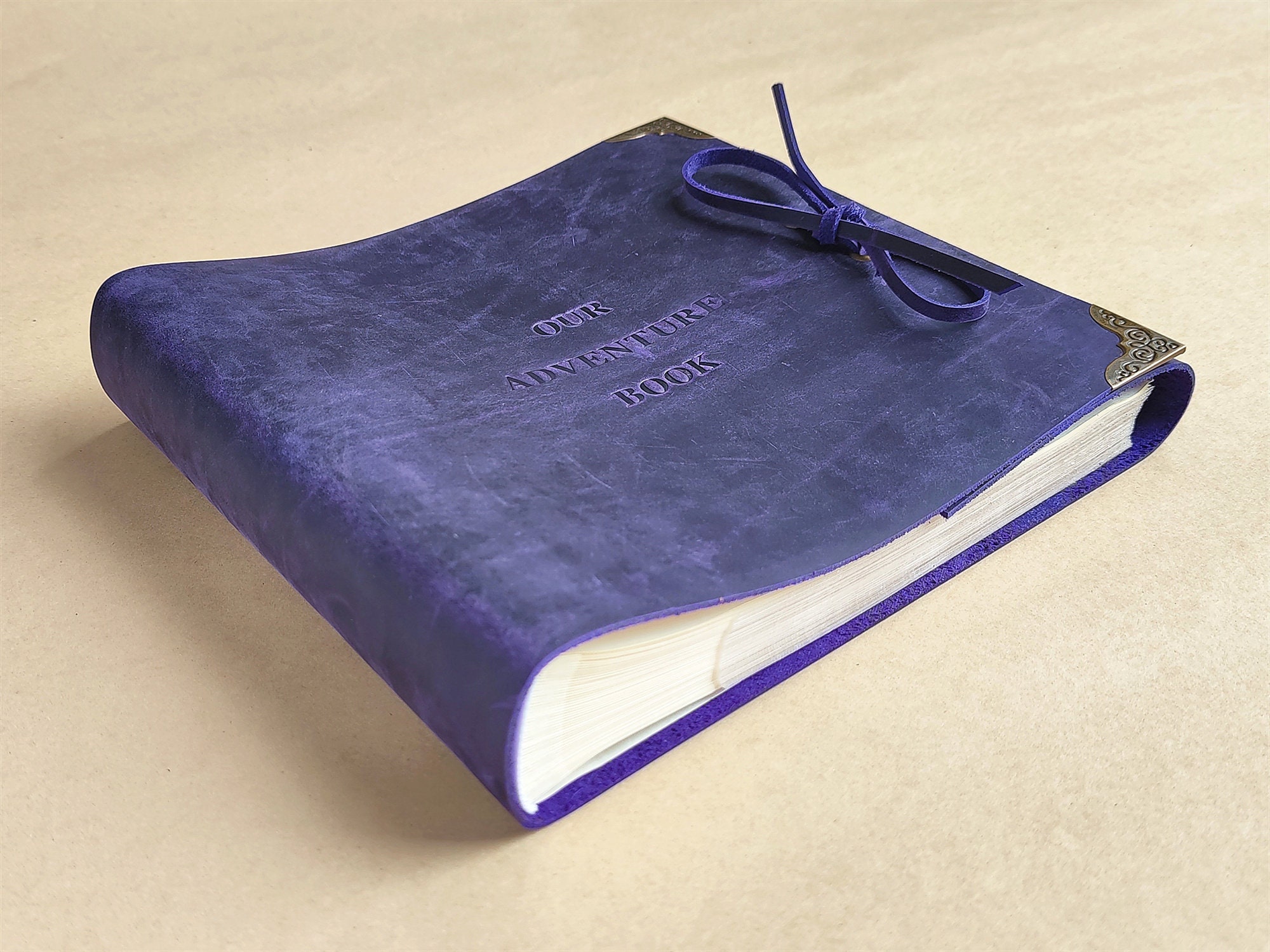 Personalised Leather Photo Album Custom Photo Book with | Etsy