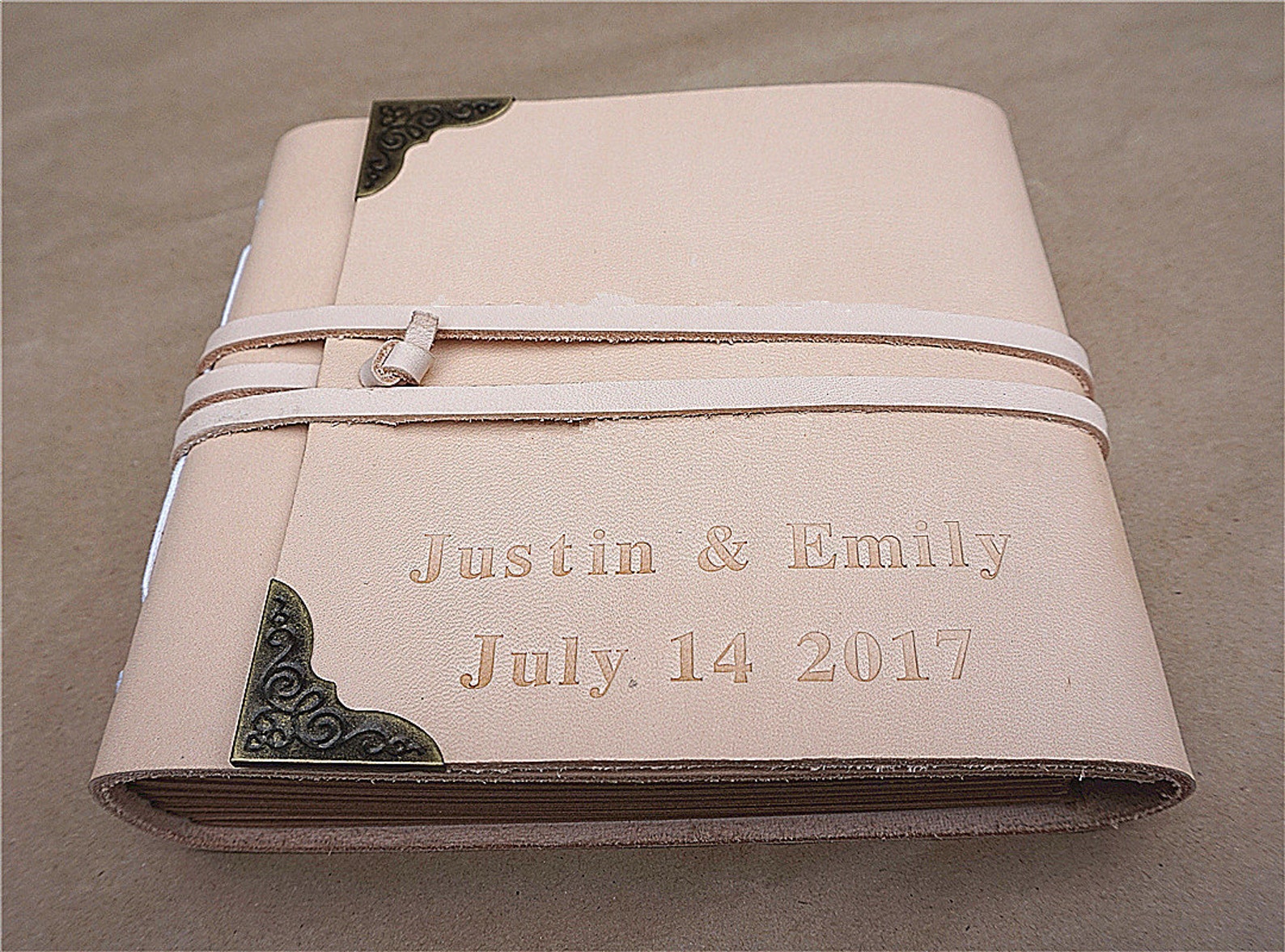 Personalized Leather Journal Custom Leather Journal Blank Paper Leather ...