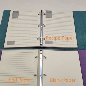 3 Rings Binder Journal, Personalized Leather Journal Notebook ...