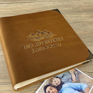 Hunting Fishing Photo Album, Personalized Slip in Album for 4x6 5x7 ...