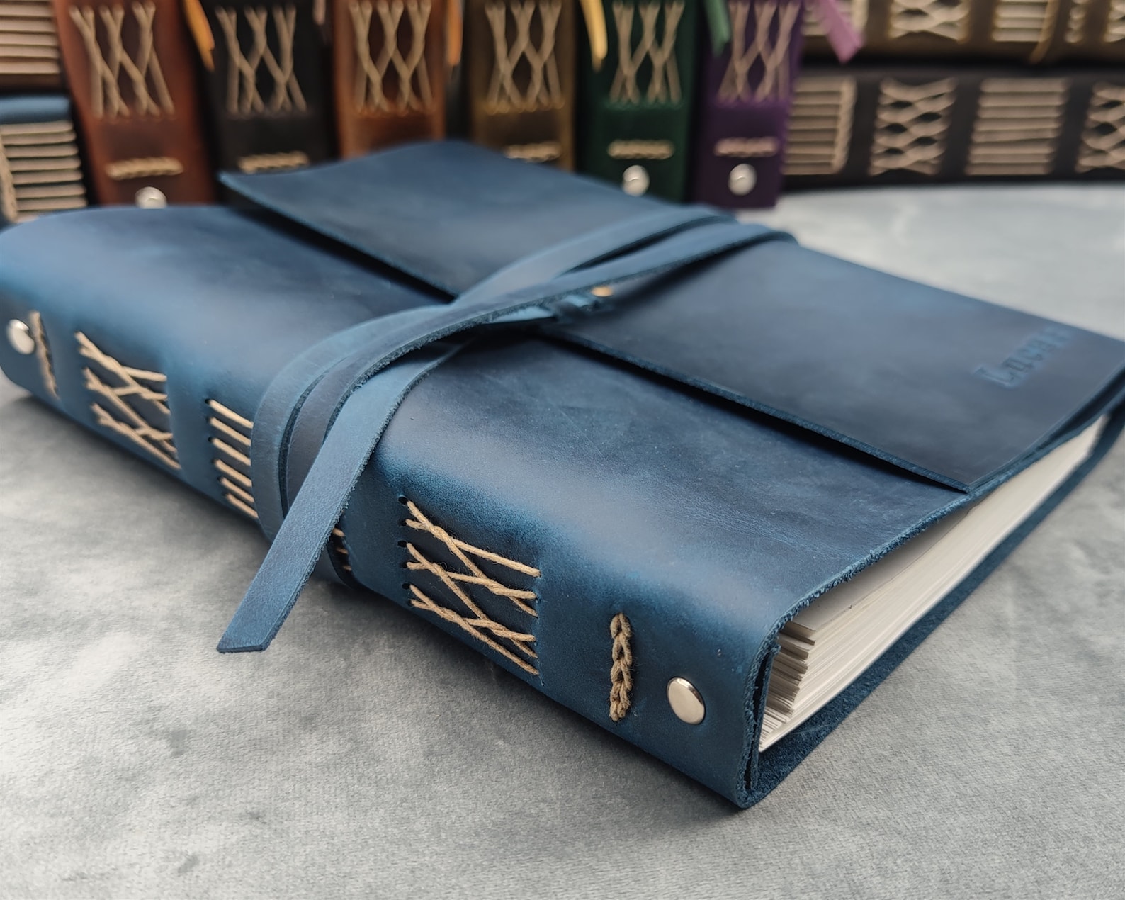 Your Name Leather Journal, Personalized Ring Binder Journal ...