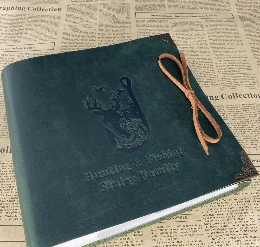 Hunting and Fishing Photo Album, Our Adventure Book Scrapbook Album ...
