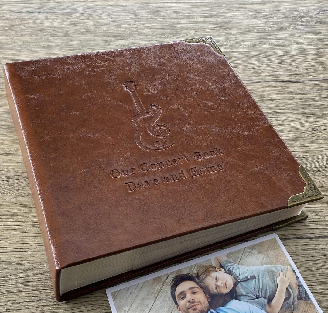 Concert Photo Album, Personalized Concert Memories Book Gift for Friend ...