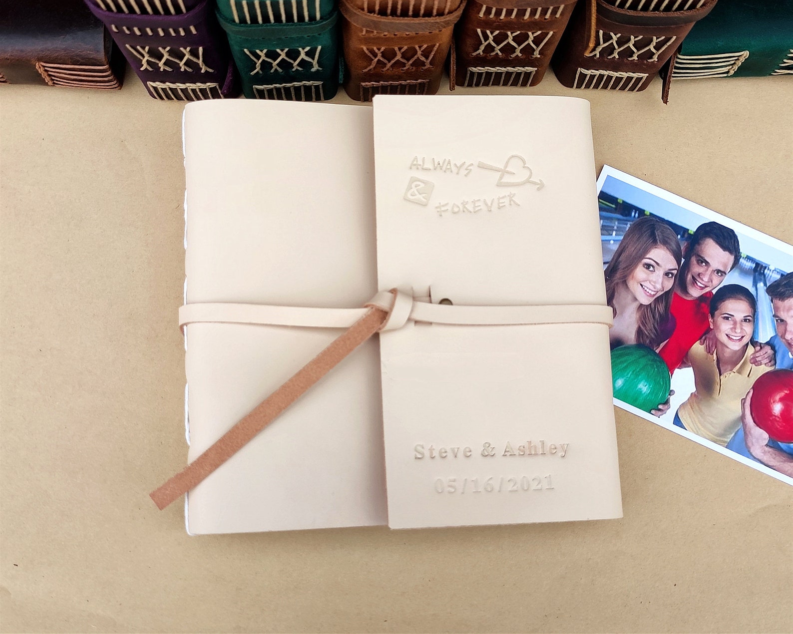 Custom Leather Photo Album, 4x6 Slip-in Pocket Album - Etsy