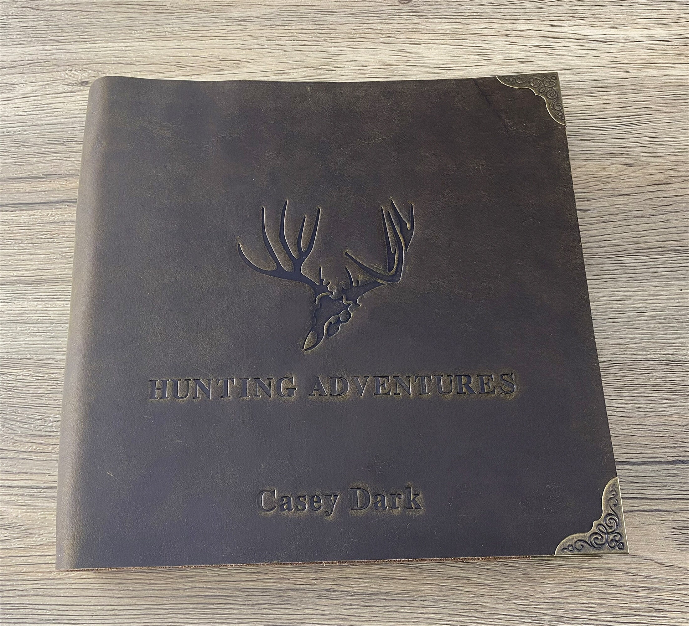 Hunting Fishing Photo Album, Personalized Slip in Album for 4x6 5x7 ...
