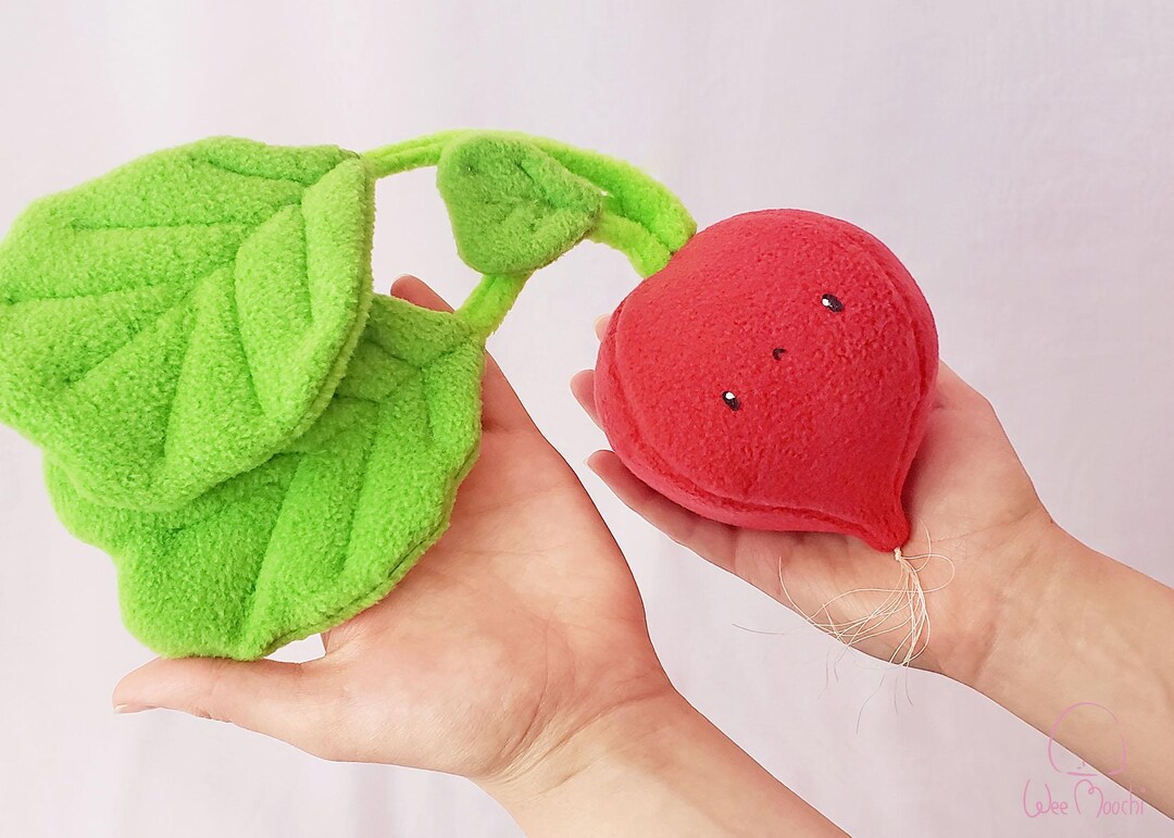 Red Radish Plush// Food Plush - Etsy