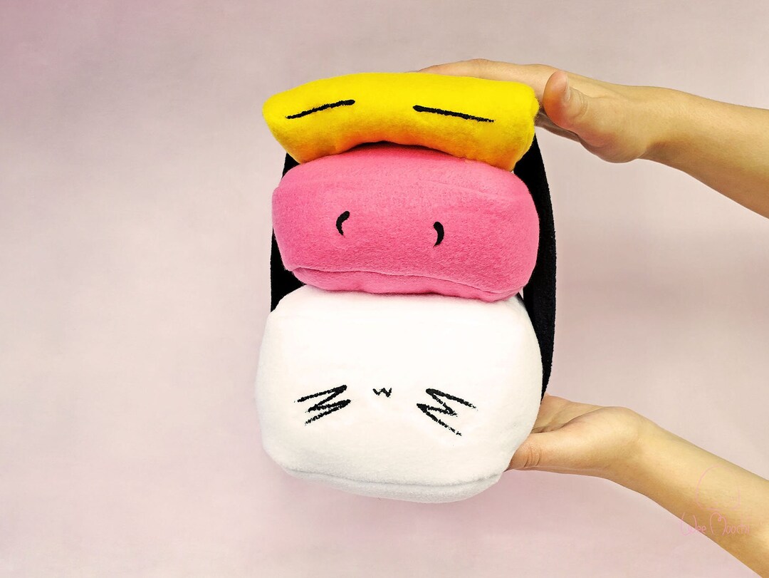 Spam Musubi Plush Pillow: Novelty Food Toy - Etsy