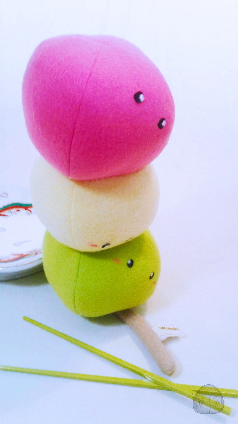 Novelty Pillow Dango Plushie-kawaii Dongo Plush-food-food - Etsy