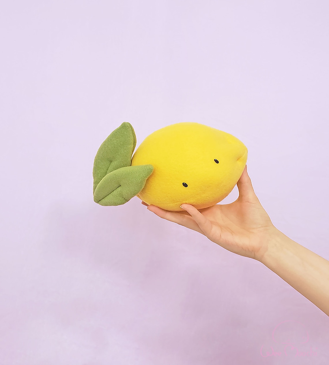 Lemon Plush: Hand-painted Face, Soft Citrus Stuffy - Etsy