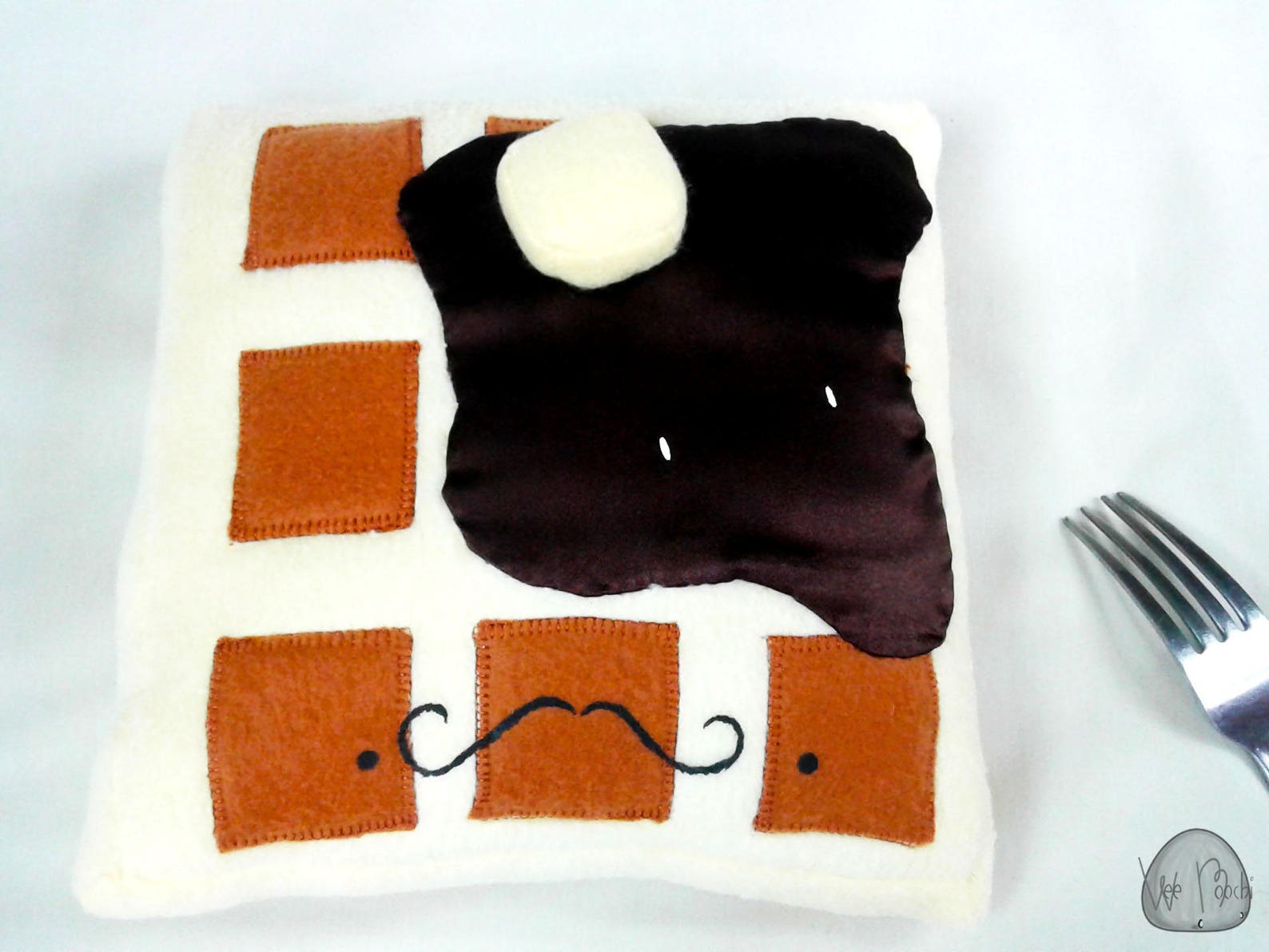 Novelty Waffle Plushie Breakfast Pillow Decor Gift Food | Etsy