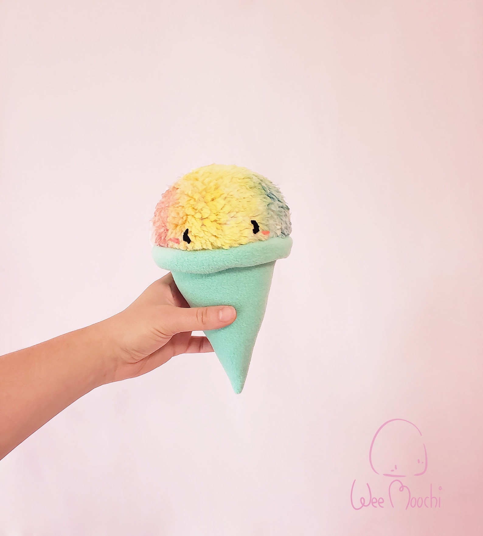 Snow Cone Novelty Plush, Icy Cone, Plush, Ice, Blue, Plush, Rainbow ...