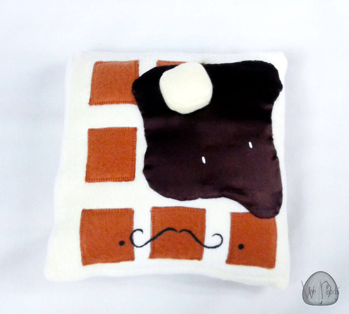 Novelty Waffle Plushie Breakfast Pillow Decor Gift Food | Etsy