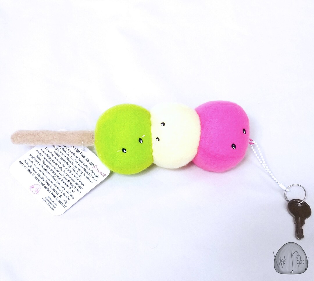 Novelty Dango, Dango Keychain, Plush, Dango Charm, Dango, Dumpling ...