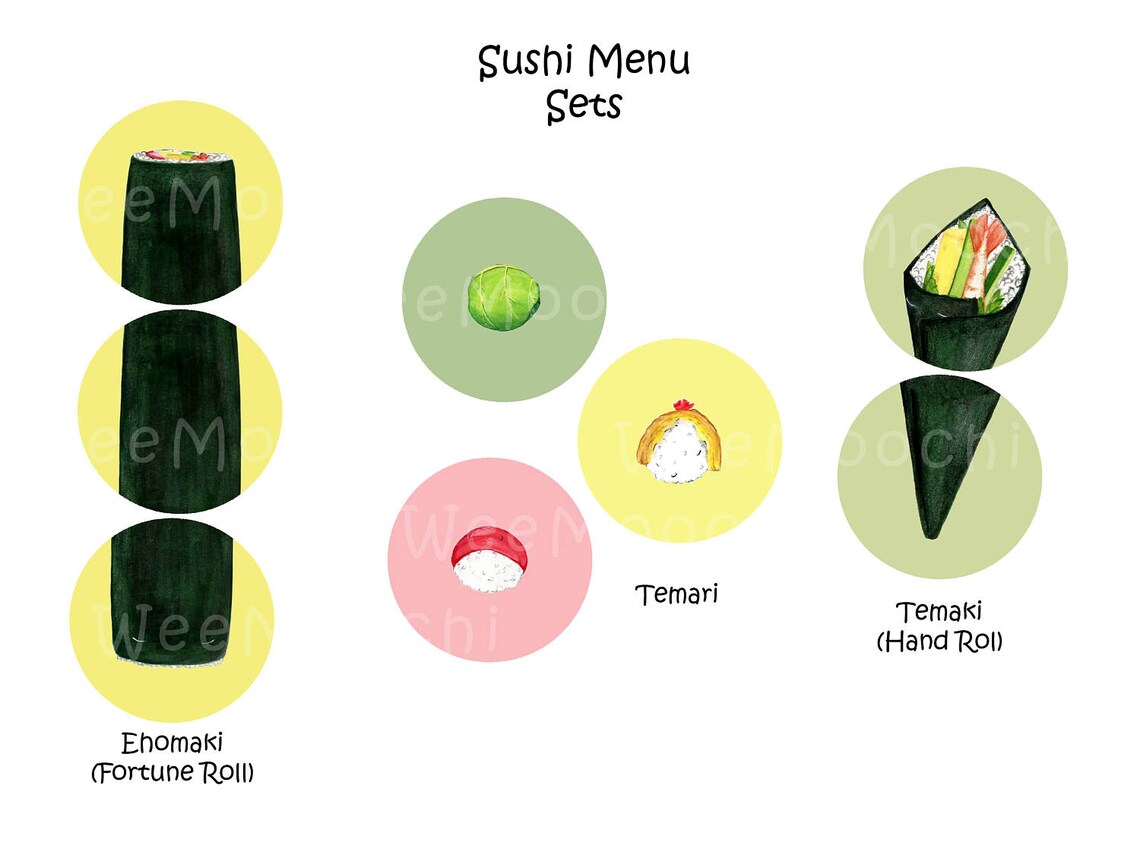 Novelty Sushi Pinbacks Sushi Pin Sushi Gift Assorted Sushi | Etsy