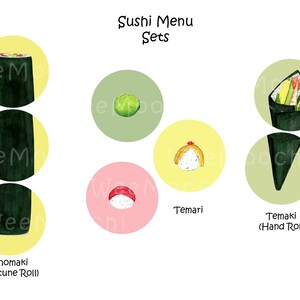 Novelty Sushi Pinbacks, Sushi Pin, Sushi Gift, Assorted Sushi Pins ...