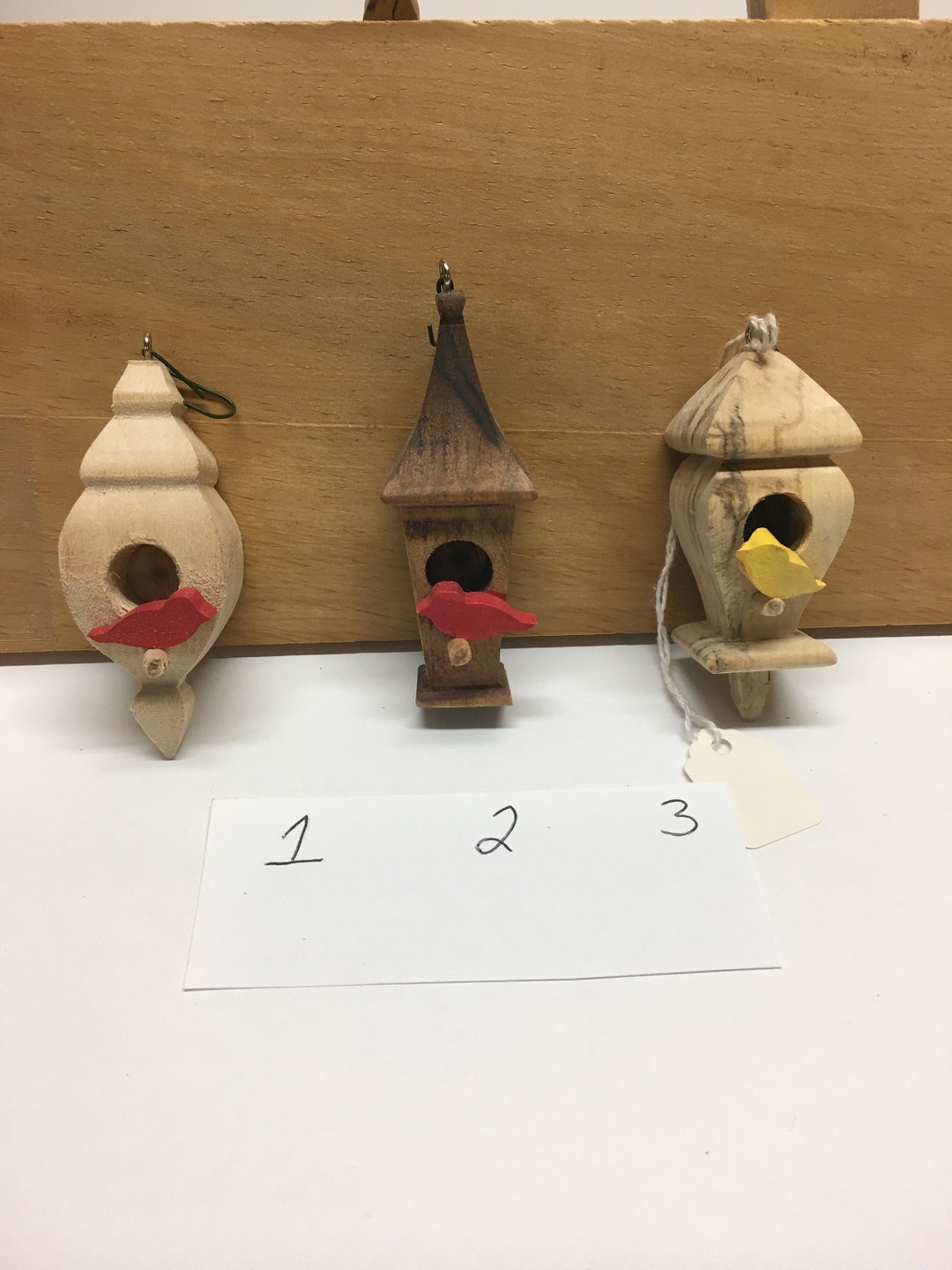 Miniature Wooden Bird House - Etsy