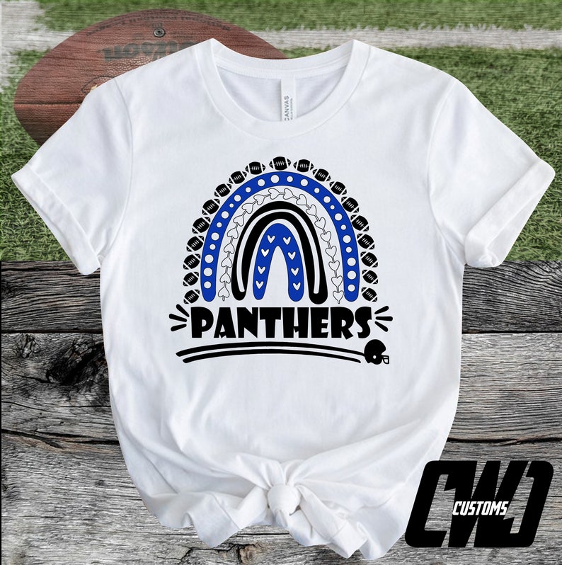 Panthers Football PNG File for Dye Sublimation or Other Needs. Gold ...