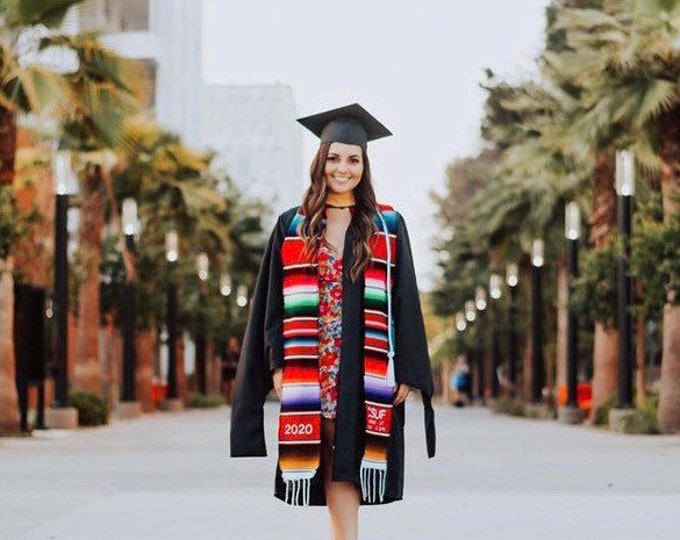 Embroidered Serape Sash, Graduation Serape, Mexican Sash, Serape ...
