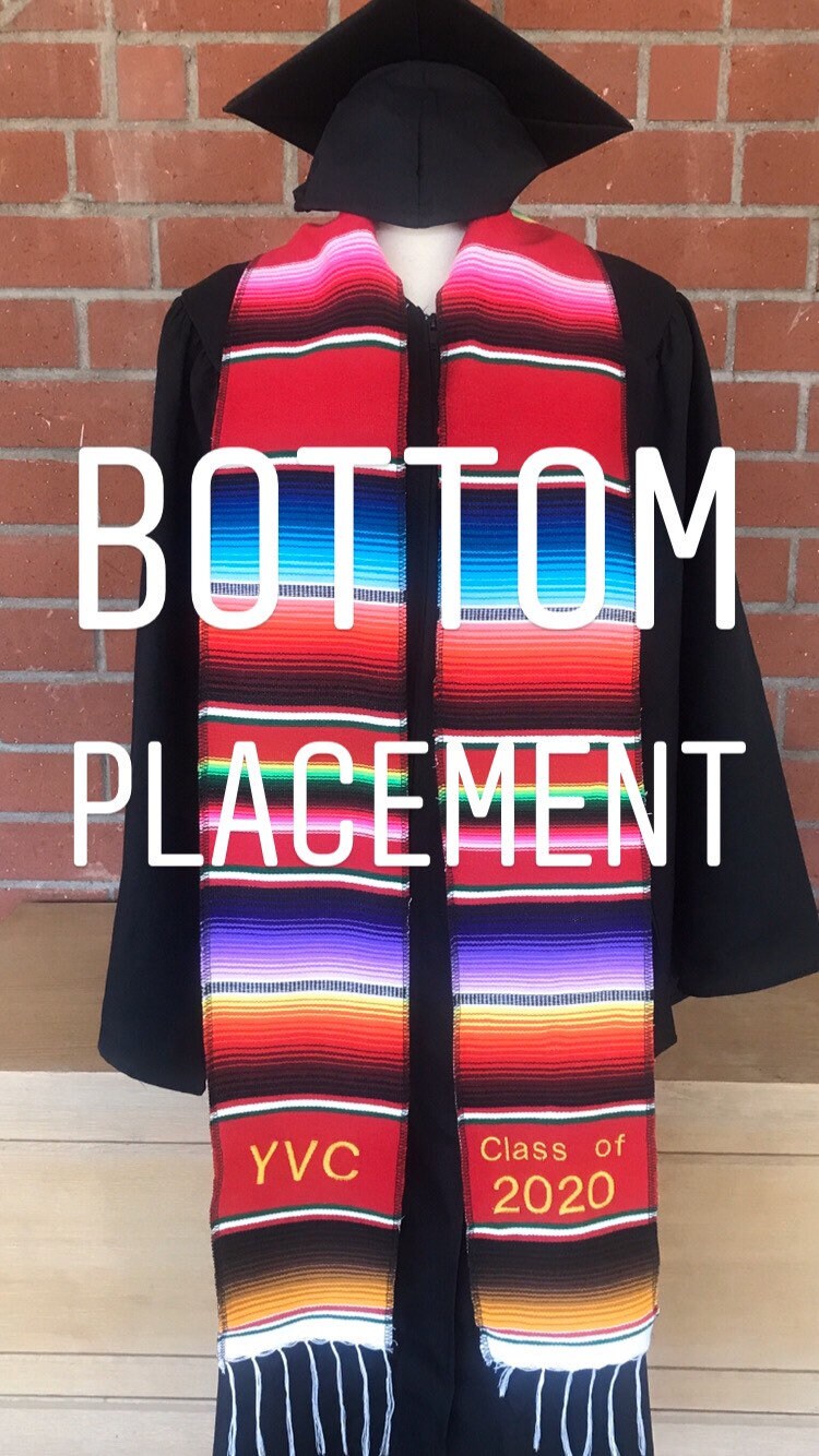 Embroidered Serape Sash Graduation Serape Mexican Sash - Etsy
